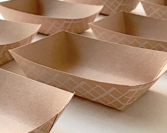 Paper food trays | Etsy