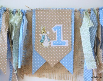 Peter rabbit banner | Etsy