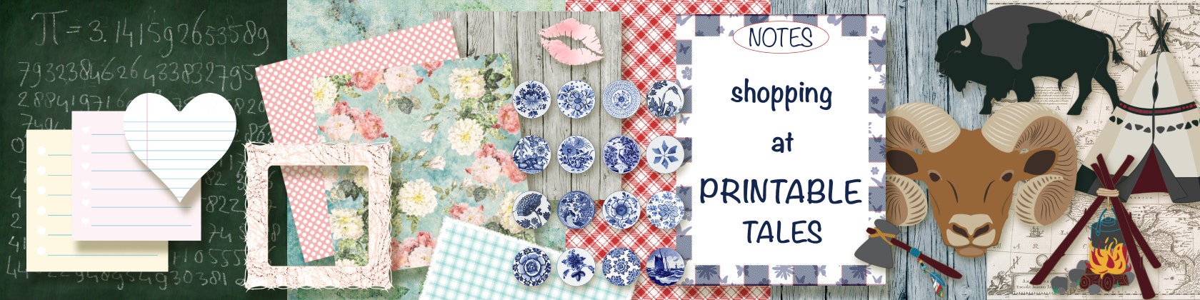 Commercial Use Digital Papers Clip Art by PrintableTales on Etsy