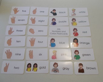 Color flashcards | Etsy