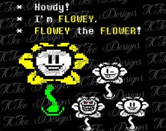 Flowey the flower | Etsy