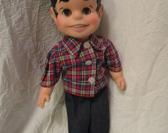 Molded hair doll | Etsy