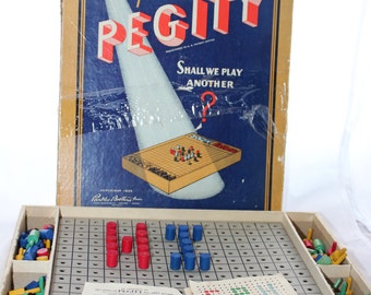 Peg board game | Etsy
