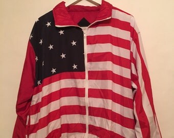 American flag jacket | Etsy