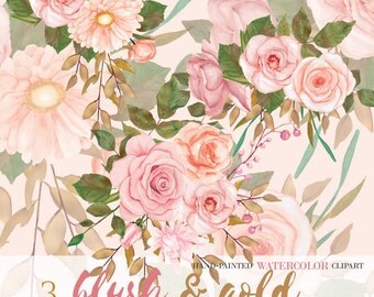 Rose gold clipart | Etsy