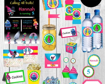 Trolls labels | Etsy