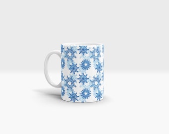Snowflake mug | Etsy