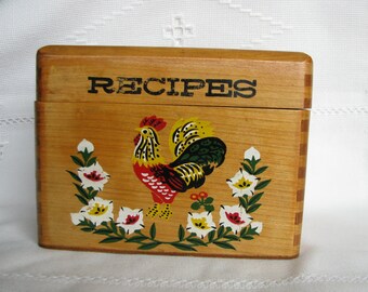 Recipe card box | Etsy