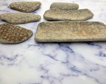 Flat beach stones | Etsy