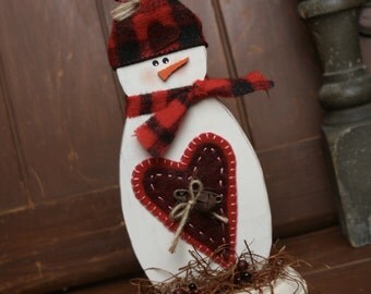 Rustic snowman | Etsy