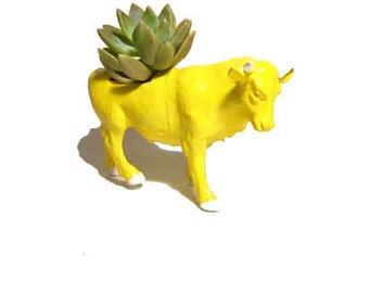 Cow planter | Etsy