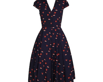 Fox print dress | Etsy