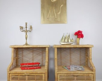 Wicker vanity | Etsy