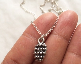 Pinecone necklace | Etsy