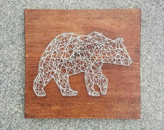 Bear string art | Etsy
