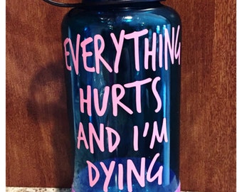 Funny water bottle | Etsy