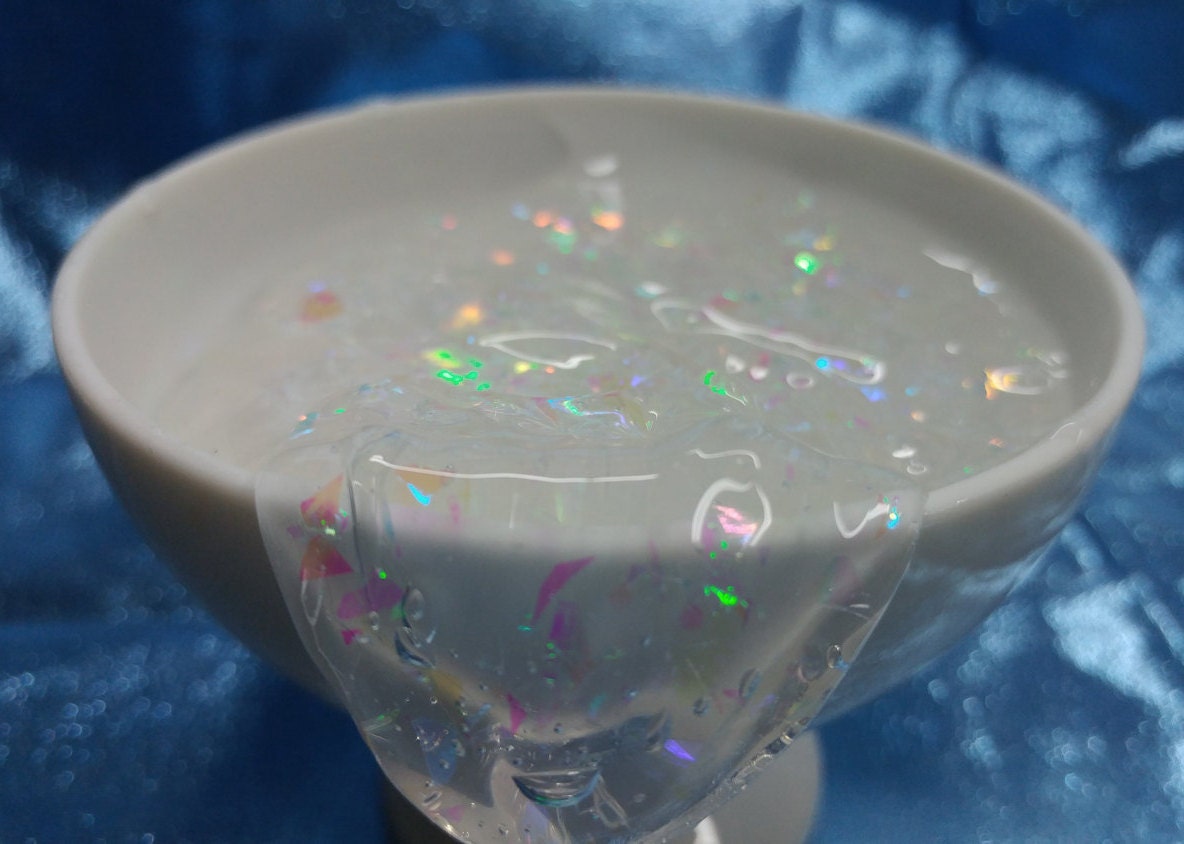 Crystal Gem Slime Series Diamond Clear Opalescent Glitter