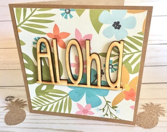Hawaiian card | Etsy