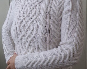 Hand knit sweater | Etsy