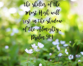 Psalm 91 1 | Etsy