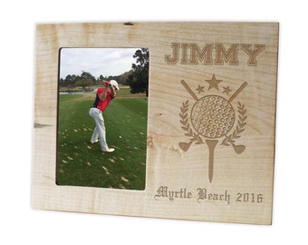 Golf picture frame | Etsy