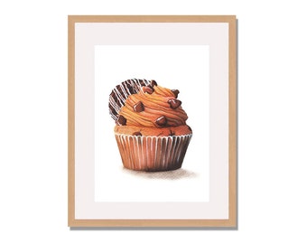 Unique dessert poster related items | Etsy