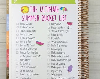 Summer bucket list | Etsy