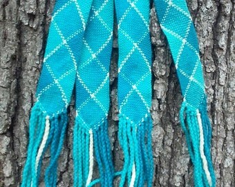 Sash garter dance set Native American fingerwoven style
