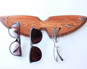 Sunglasses Eyeglasses Glasses Wall Mount Holder Stand Display