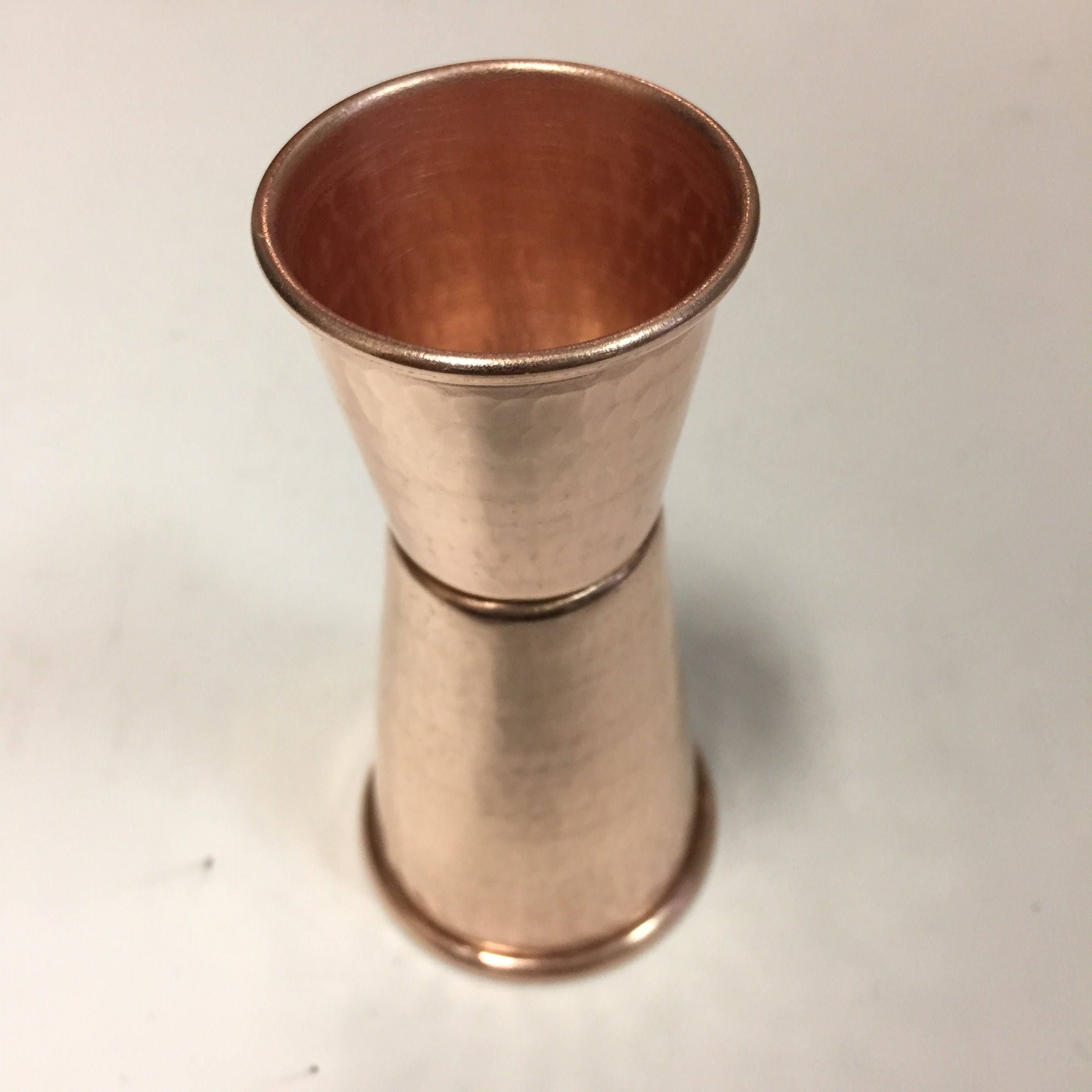 Pure Hammered Copper Jigger 1 oz/2 oz