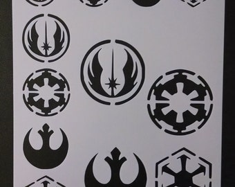Jedi stencil | Etsy