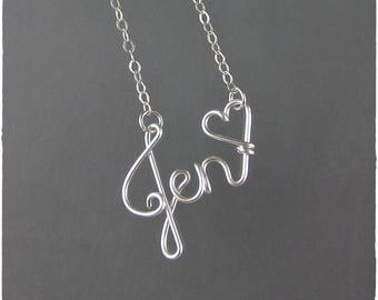 Custom Name Necklace Handmade Personalized Name Jewelry