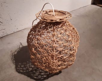 Rattan string lights | Etsy