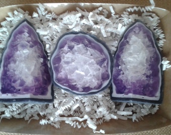 Geode soap | Etsy