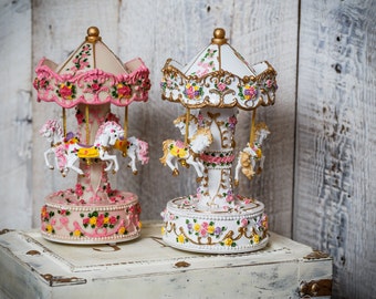 Unique musical carousel related items | Etsy