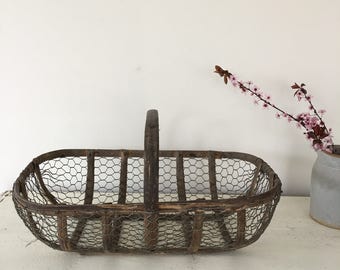 Chicken wire basket | Etsy
