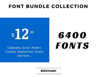 True type font | Etsy