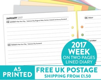 Refillable diary | Etsy