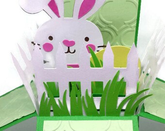 Easter pop up card | Etsy