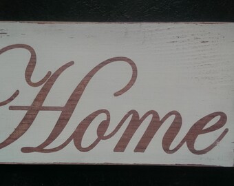 Rustic home sign | Etsy