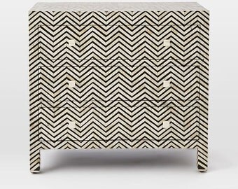 Bone inlay dresser | Etsy