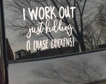 Chicken decals | Etsy