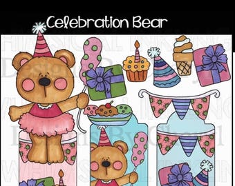 Bear clip art | Etsy