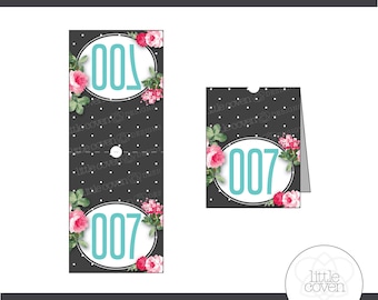 Mirror image numbers | Etsy