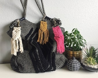 Macrame keychain | Etsy