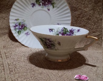 Lefton violets | Etsy