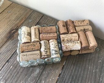 Items similar to Wine Cork Coasters on Etsy
