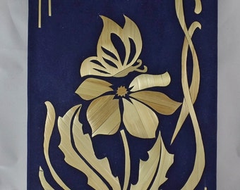 Marquetry picture | Etsy