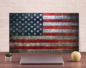 Metal american flag | Etsy