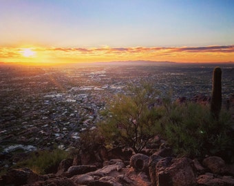Items similar to Photography Nature Sunset Phoenix Arizona on Etsy
